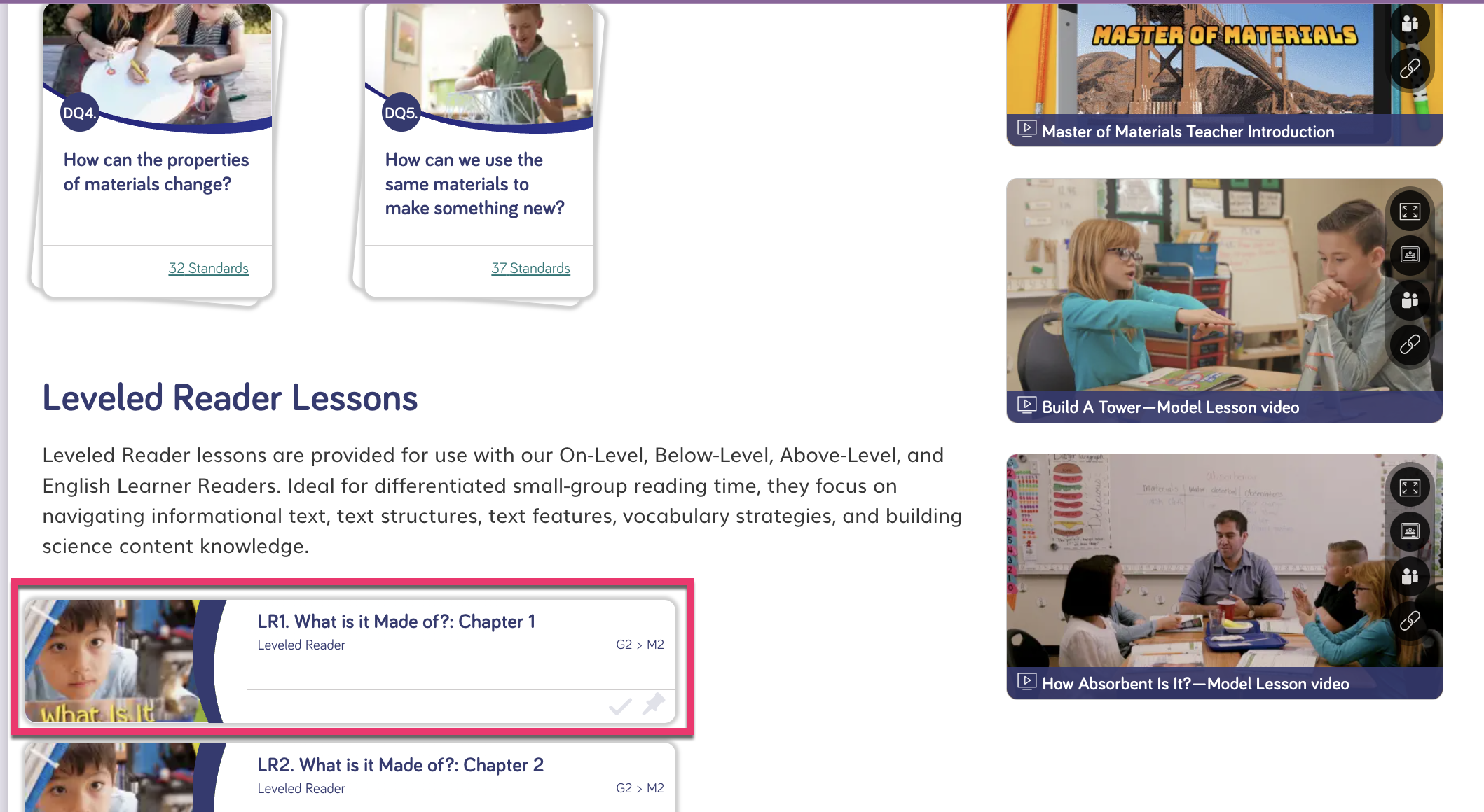 Twig Elementary: Print Leveled Reader Lessons – Imagine Classroom